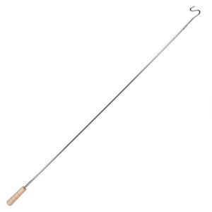 Hanger Retriever W/ Wooden Handle, 54"L, Chrome| capitolhardwarellc.com