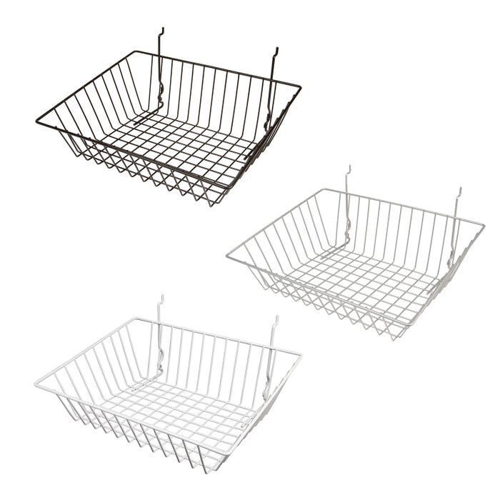 All Purpose Sloped Retail Display Basket, 15" x 12" x 5 ...