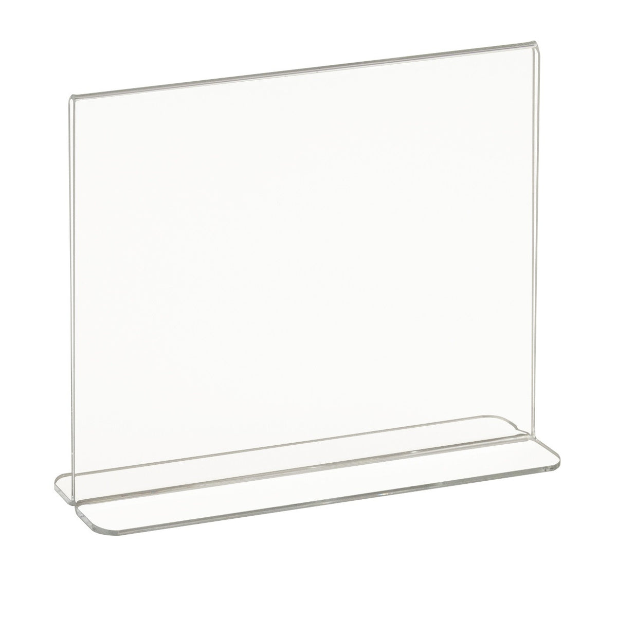 Signholder, Counter Top, 5-1/2"H X 7"W Bottom Load Plexi ...