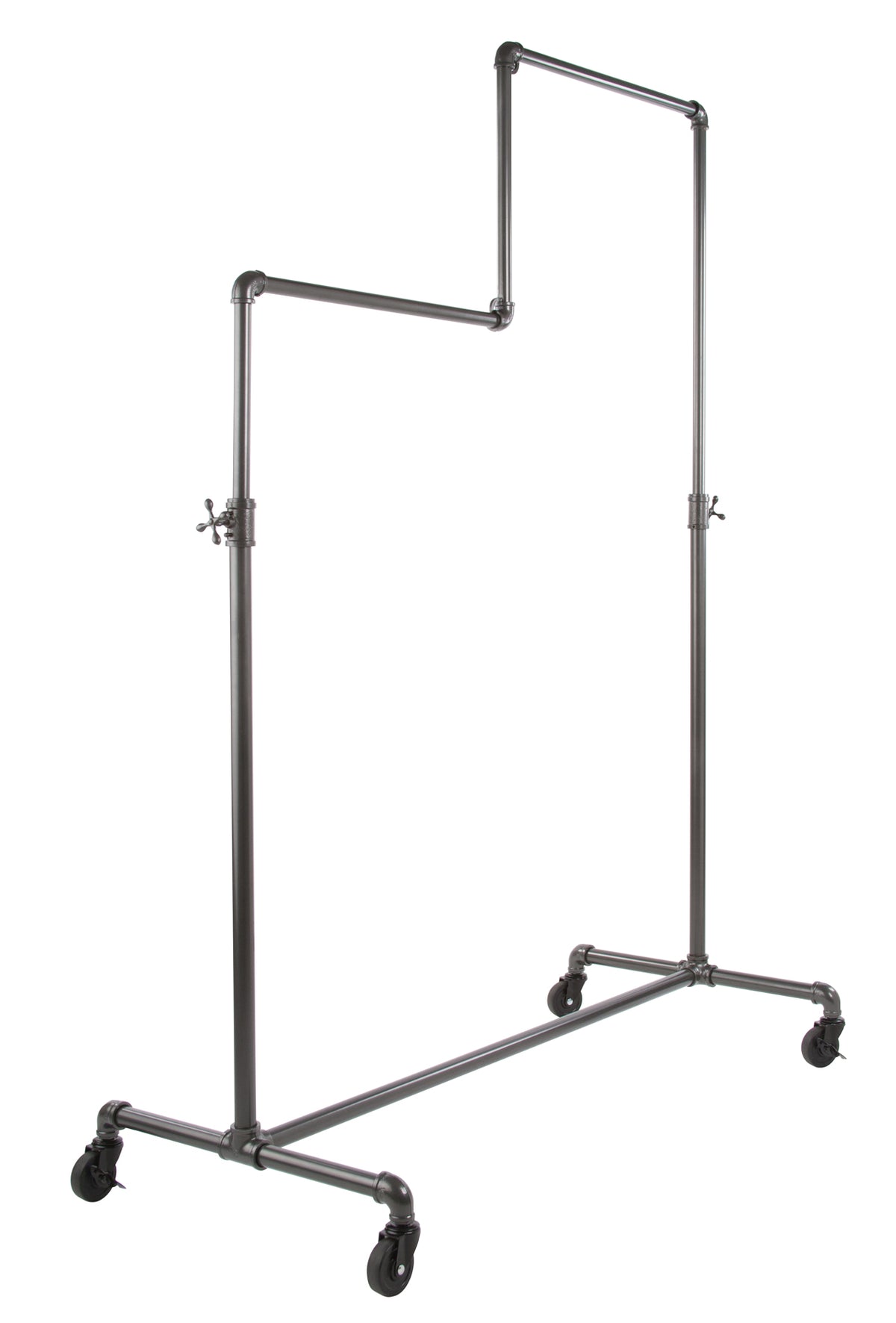 Pipeline Double Tier Ballet Rack, Anthracite Grey| capitolhardwarellc.com